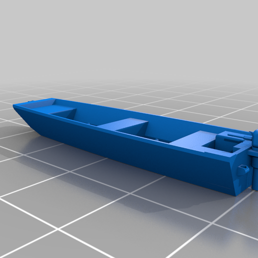 🛥️ HO Scale 12' Jon Boat・Free STL File for ・Cults