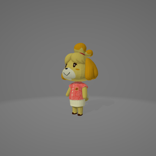 🆕 ANIMAL CROSSING ISABELLE・ STL File for 3D printing・Cults