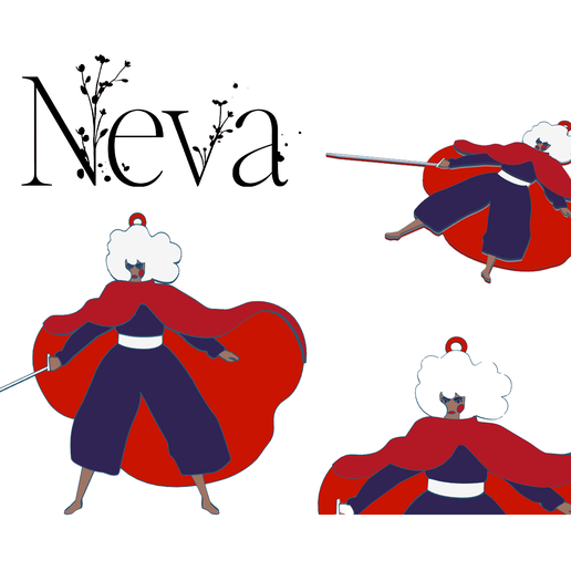 🗝️ Neva・ STL File for 3D printing・Cults