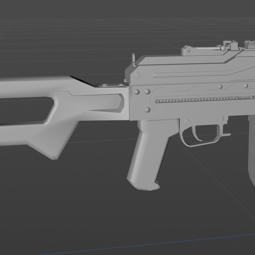 OBJ file Russian PKP (6P41) machine gun 3D model material-1 🔫 ・3D print ...