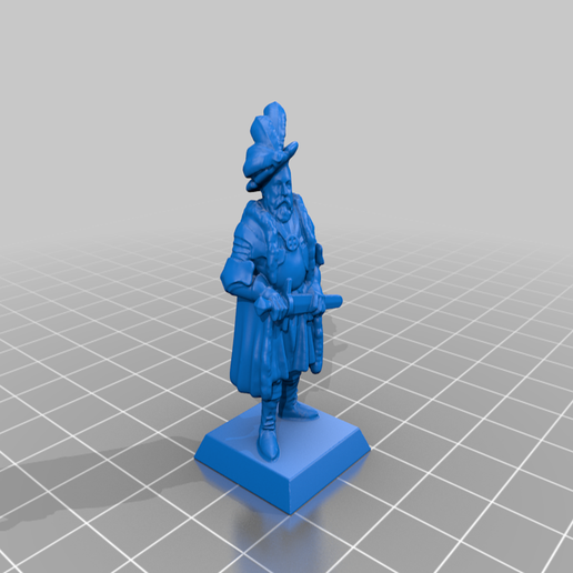 Free STL file Landsknecht_command 🎲 ・3D printable model to download・Cults