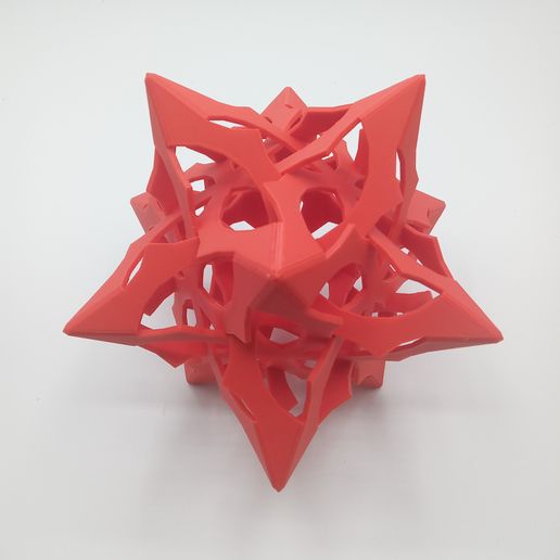 3D printing ESCHER STAR DODECAHEDRAL POLYKNOT 13・Cults