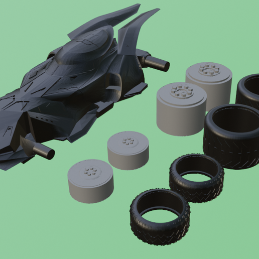 🚗 Batmobile Car Kit・ STL File for 3D printing・Cults