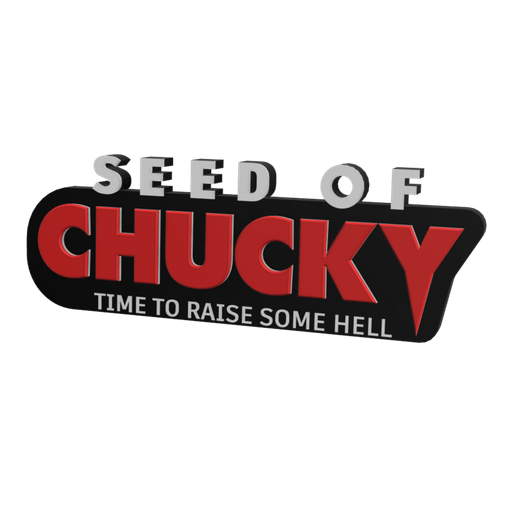 STL file 3D MULTICOLOR LOGO/SIGN - Seed of Chucky 🎬 ・3D printing ...