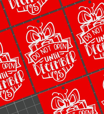 STL file Do Not Open - Gift Tags 🎁 (3MF)・3D printing template to ...