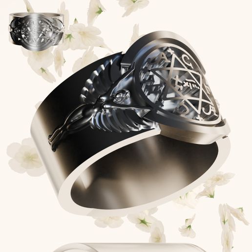 😈 devil ring・Бесплатный STL для 3D-печать・Cults