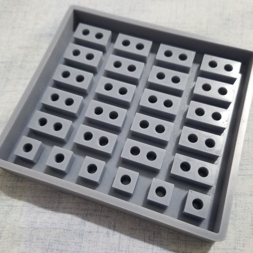 Free STL file Miniature Brick Mold 1/12 🧱 ・3D print model to download・Cults