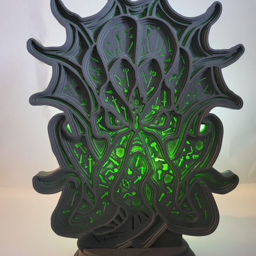 STL file Mind Flayer Mandala Esque Art 🎨 ・3D print object to download・Cults