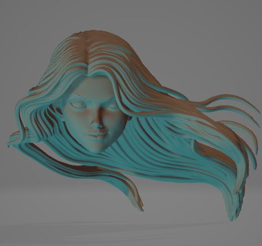 👩 super woman cyborg head pack・ STL File for 3D printing・Cults