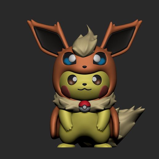 🐉 Pokemon - Pikachu Eeveelutions Cosplay New Version・ STL File for 3D ...