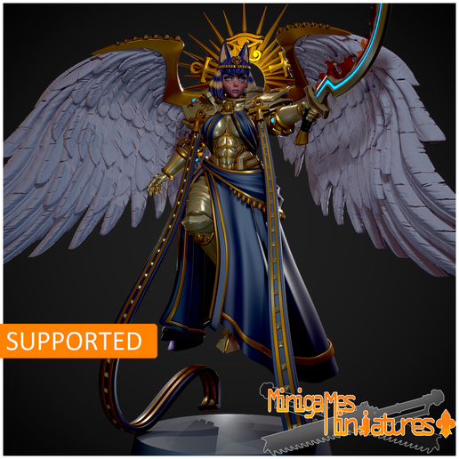 🤫 Bastet Celestine anime figurine・ STL File for 3D printing・Cults