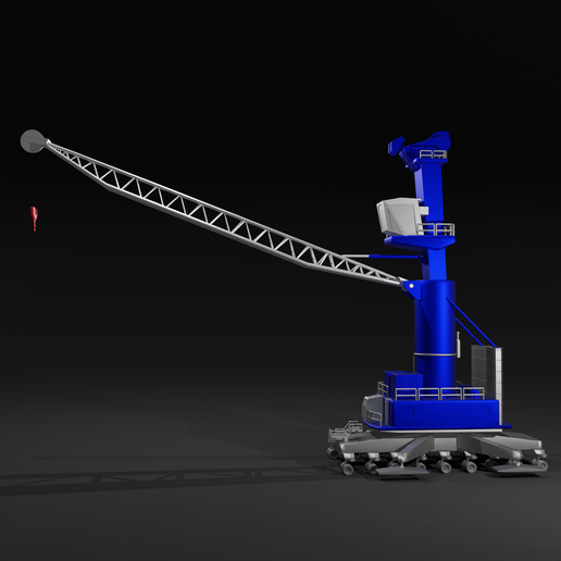 🏗️ Liebherr Harbour Crane - LHM 500・ 3D File for 3D printing・Cults