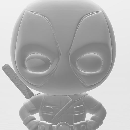 STL file Deadpool mini 👾 ・3D printing idea to download・Cults