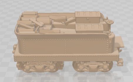 😤 Jupiter Steam Train 1868 Printable・ STL File for 3D printing・Cults