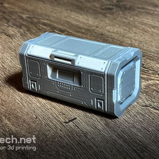 📦 Scifi Container・Free STL File for 3D printing・Cults