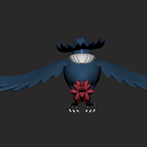 🐉 Pokemon - Murkrow and Honchkrow with 2 poses・ STL File for ・Cults