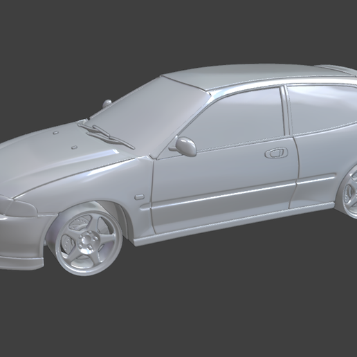 🌆 1/64 HONDA CIVIC EG6・Free STL File for 3D printing・Cults