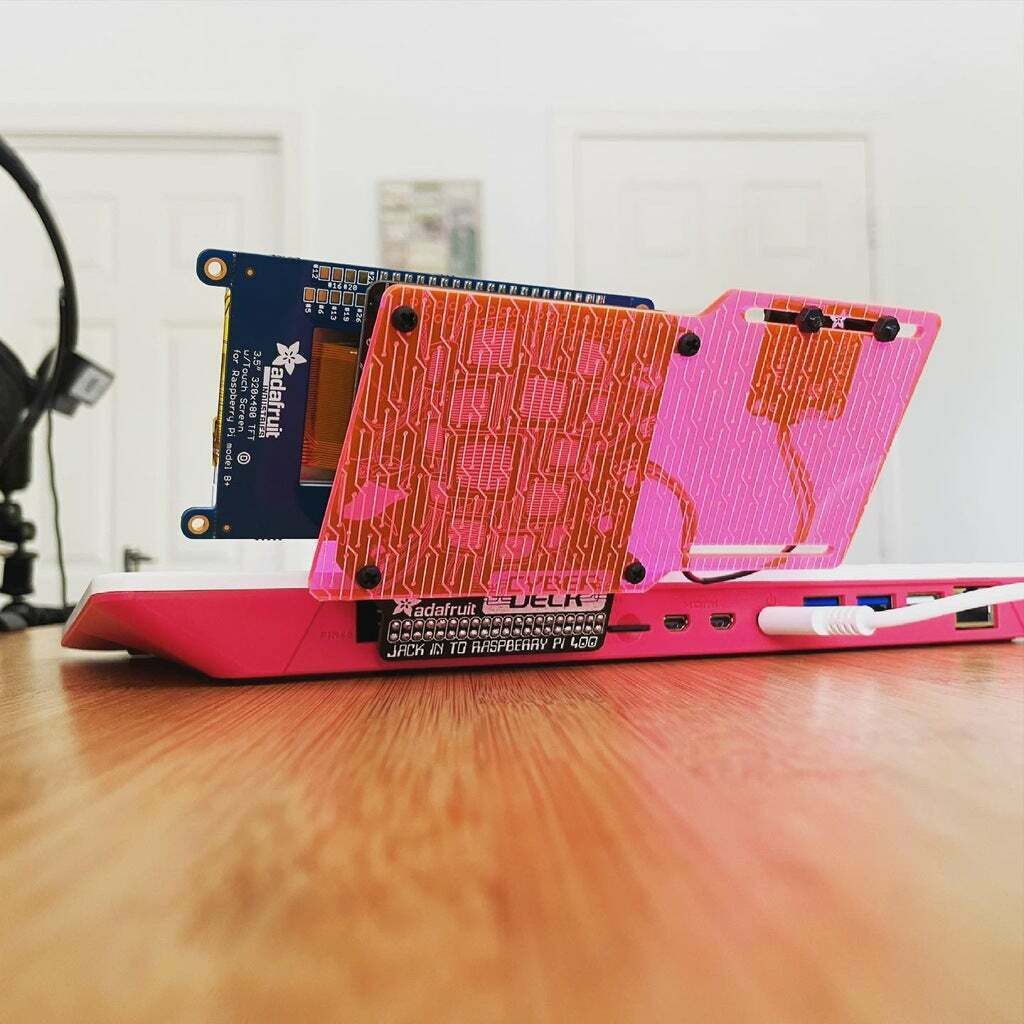 Free DXF file Cyberdeck Plate for Raspberry Pi 400・3D printing template ...