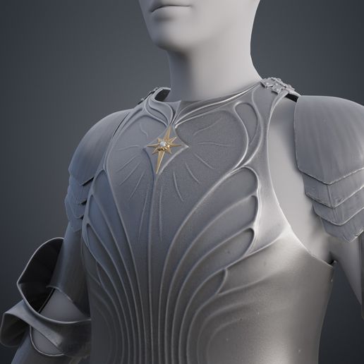 🧝 Galadriel armor - Rings of Power・ 3D File for ・Cults