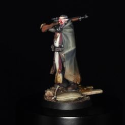 3D printable Principality of New Antioch - Sniper Priest (+ Variant)・Cults