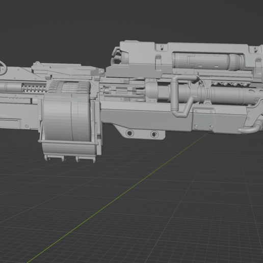 🎲 MK .31 Machinegun , Mg , Cyberpunk・ STL File for 3D printing・Cults