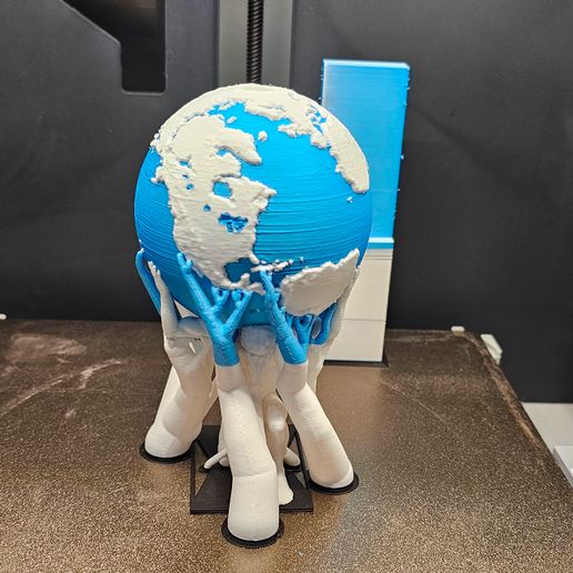 3D printing Atlas GPU Stand (adjustable height) • made with Bambu lab ...