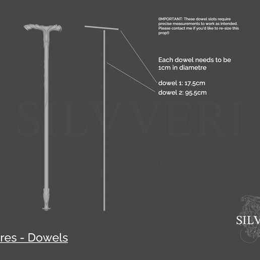🦯 Neuvillette Cane Prop for Cosplay - Genshin Impact - Instant Download ...