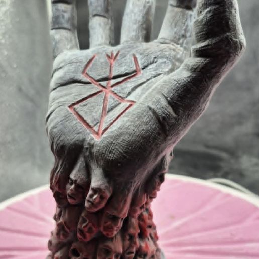 berserk hand of god phone holder・ OBJ File for 3D printing・Cults