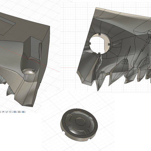 STL file arcane jinx fishbones (upgrade) for light options 🎭 ・3D print ...