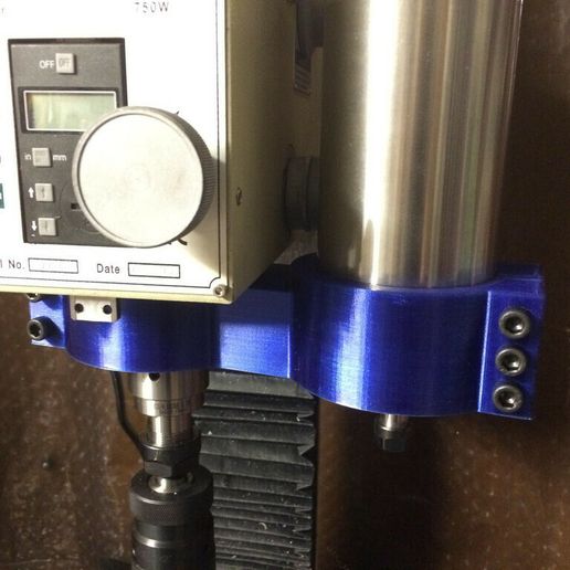 🔧 G0704 Mill 80mm spindle mount・Free 3D File for ・Cults