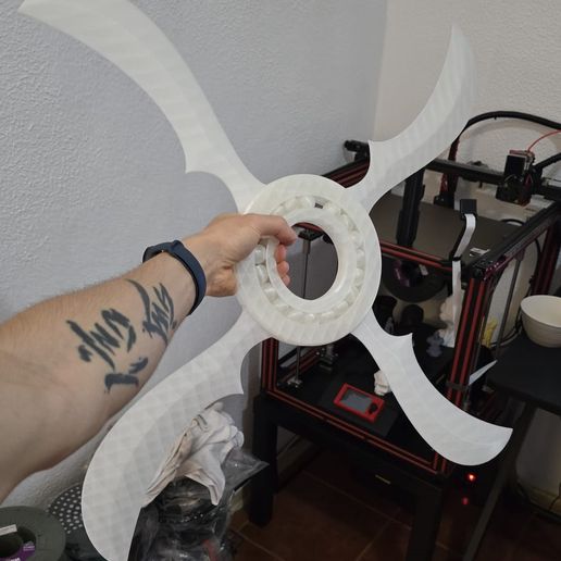 3D printed Spinning Demon Wind Shuriken • made with FLSUN Super Racer・Cults