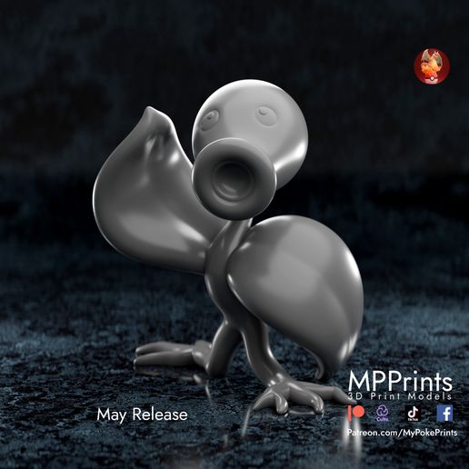 💐 Bellsprout - presupported・Free 3D File for 3D printing・Cults