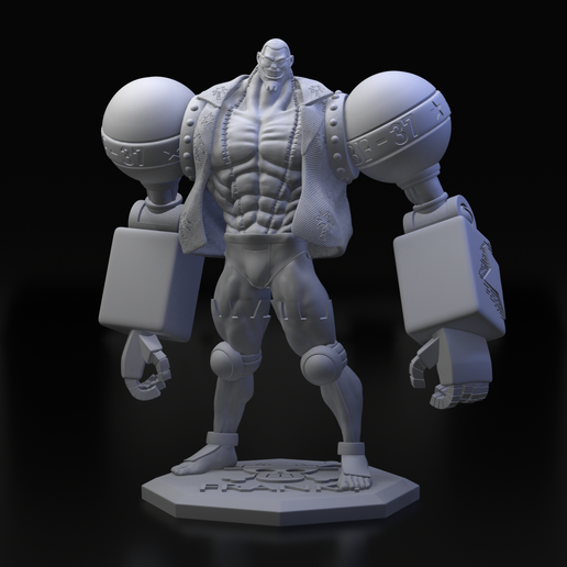 🗿 franky - one piece・ STL File for 3D printing・Cults