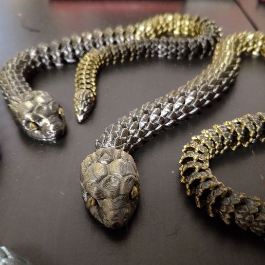 3D printer Snake • made with Anycubic Cobra2 pro・Cults