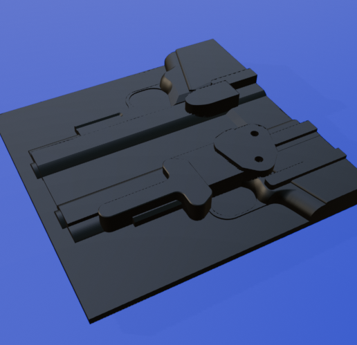 STL file Imbel MD2 Split Mold vacuum. 💭 ・Model to download and 3D print ...