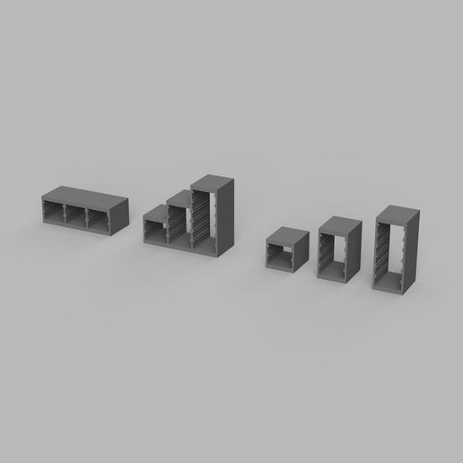 🌆 1/12 Scale Miniature Storage Unit STL set for Dollhouses and ...