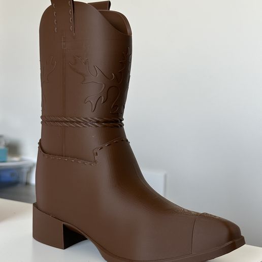 🤠 Cowboy Boot Bank/Container・ 3D File for 3D printing・Cults