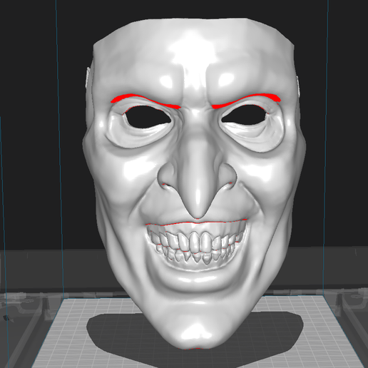 🎨 Art the clown - Terrifier - Mask・ STL File for 3D printing・Cults