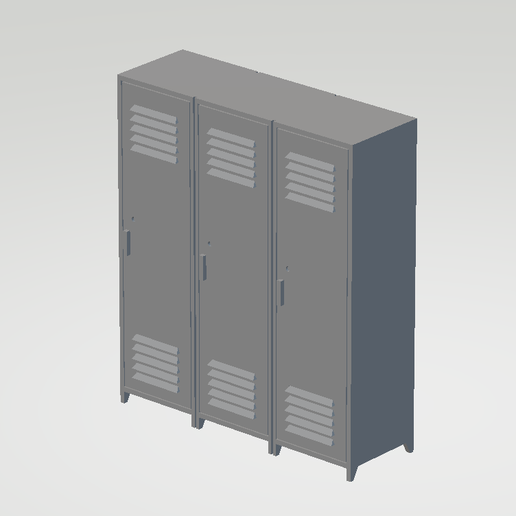 👾 Locker 1/64・Free STL File for 3D printing・Cults