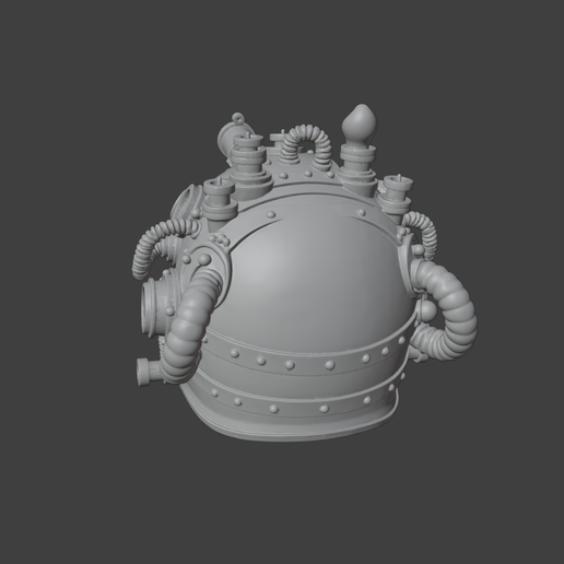 🪖 Steampunk helmet・ STL File for 3D printing・Cults