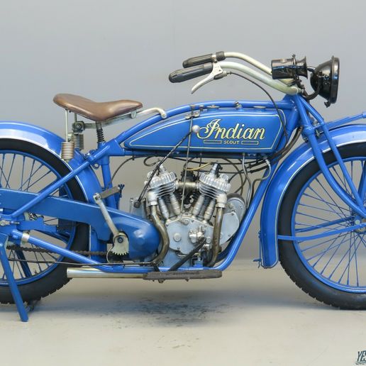 🏍️ 1923 Indian model GE 'Scout'・ STL File for ・Cults
