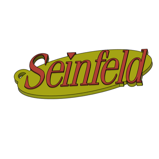 Fichier STL Seinfeld Keychain || Llavero de Seinfeld 🗝️ ・Objet ...