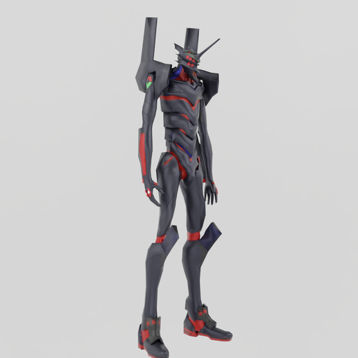 🎲 Evangelion EVA MK 09 2 Textured Lowpoly・ OBJ File for ・Cults