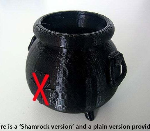 🪴 Irish Pot of Gold・Free STL File for ・Cults