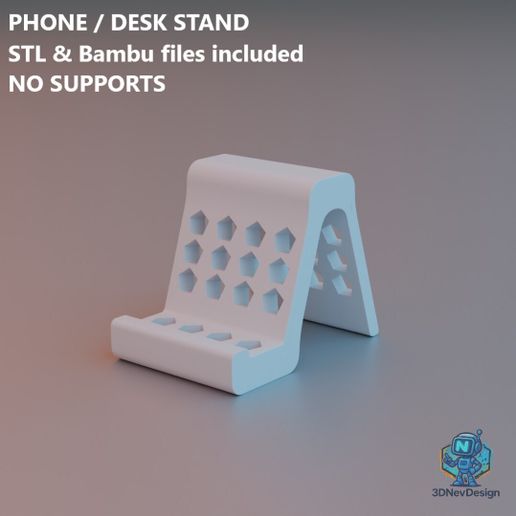 🏢 GADGET OFFICE STAND・Free STL File for 3D printing・Cults