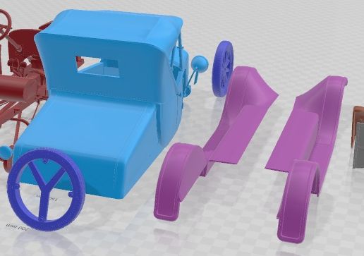🚙 Ford Model T 1927 Printable Car・ 3D File for 3D printing・Cults