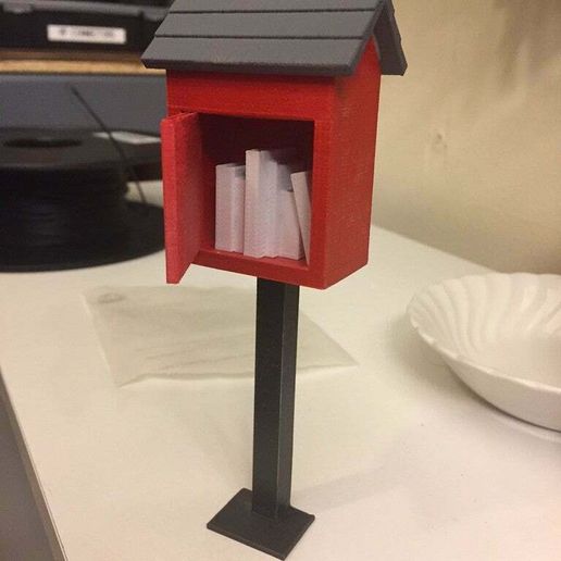 Download free STL file Books for Little Free Library • 3D printing ...