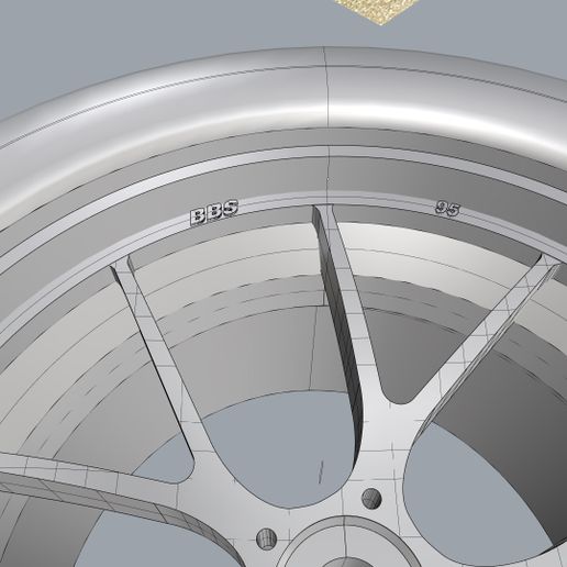 🚙 MIchelin & BBS Tyre set for BMW M8 Nunu and Ford GT Revell・ STL File ...