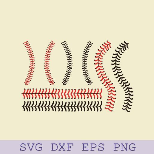 baseball stitches background