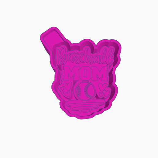 ⚾ Baseball Mom・ STL File for 3D printing・Cults